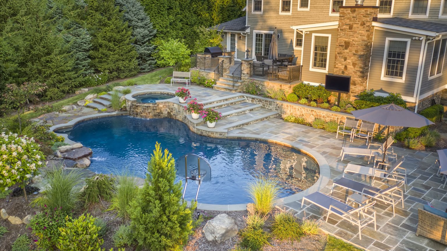 Modern Oasis: Futuristic Landscaping & Pool Concepts